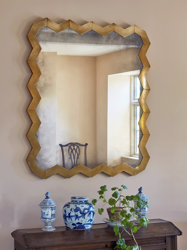 The Brass Chevron Mirror | RUPERT BEVAN